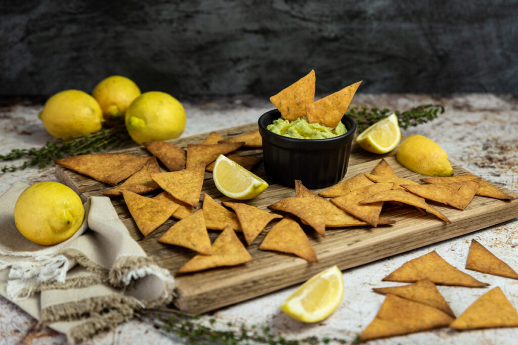 Nachos caseiros com pasta de ervilhas | Luís Miguel Costa